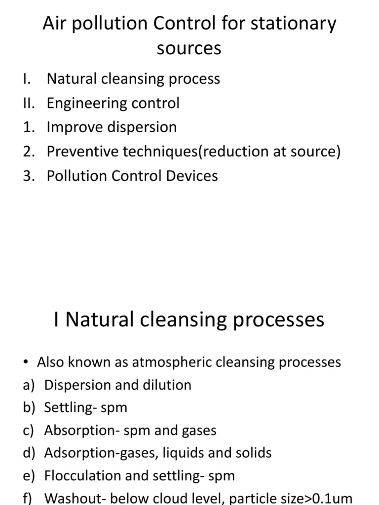 4.1 Control of Air Pollution | PDF | Air Pollution | Atmosphere Of Earth