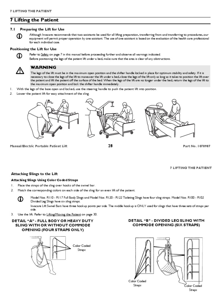 Patient Lift Operation Guide | PDF | Wheelchair | Elevator