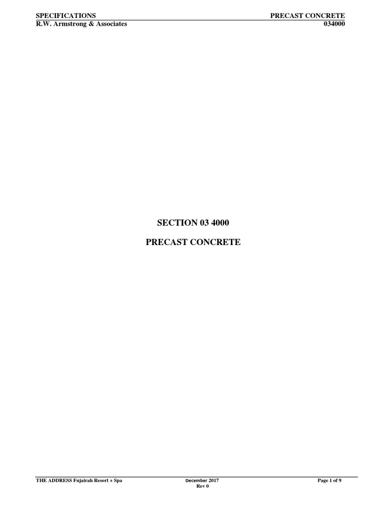 Precast Concrete IFC PDF | PDF | Precast Concrete | Concrete
