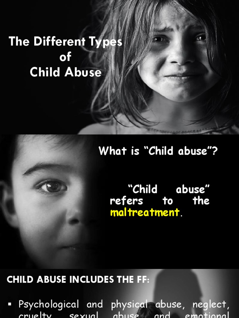 The Different Types of Child Abuse | PDF | Child Neglect | Child Abuse