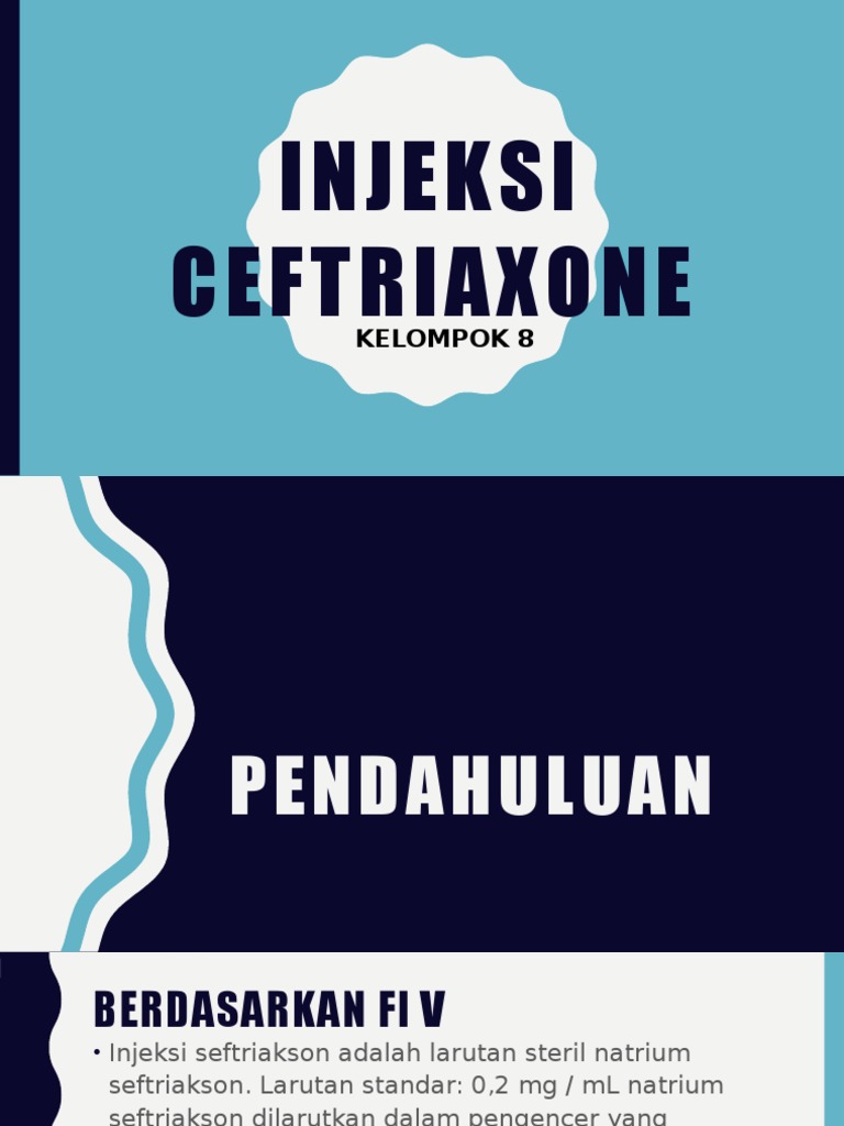 Proses Produksi Injeksi Ceftriaxone | PDF