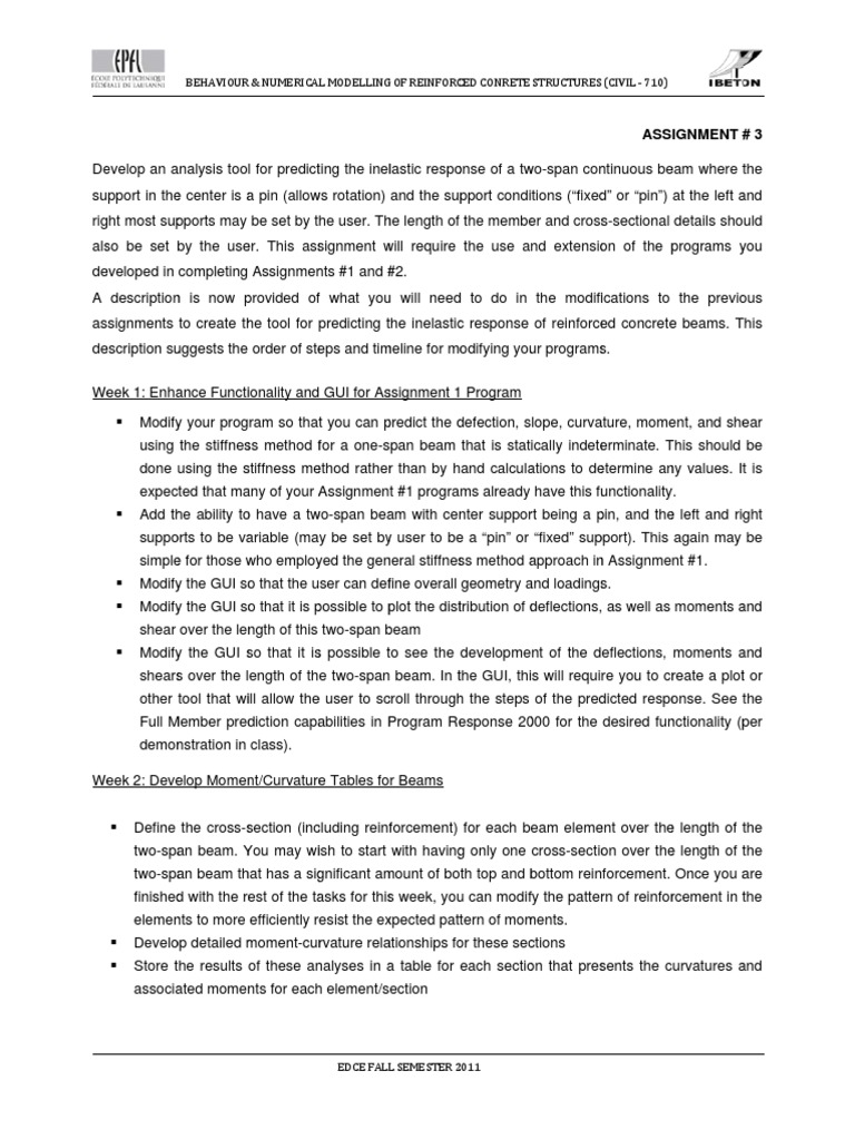 2011-10-12 Assignment 3 | PDF | Mathematics Of Computing | Numerical ...