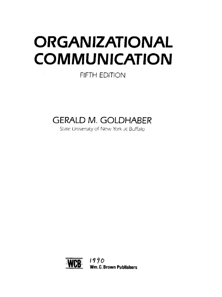 101 Goldhaber OrgCommo WhatIsOrgCom PDF | PDF