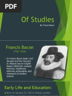 Francis Bacon: Philosopher and Scientist | PDF | Francis Bacon | Science