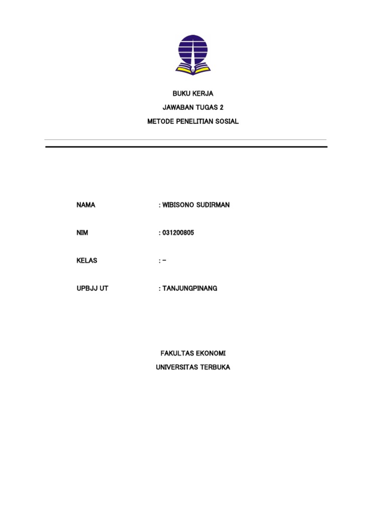 Jawaban Tugas 2 Metode Penelitian Sosial | PDF Jawaban Tugas 2 Metode Penelitian Sosial | PDF