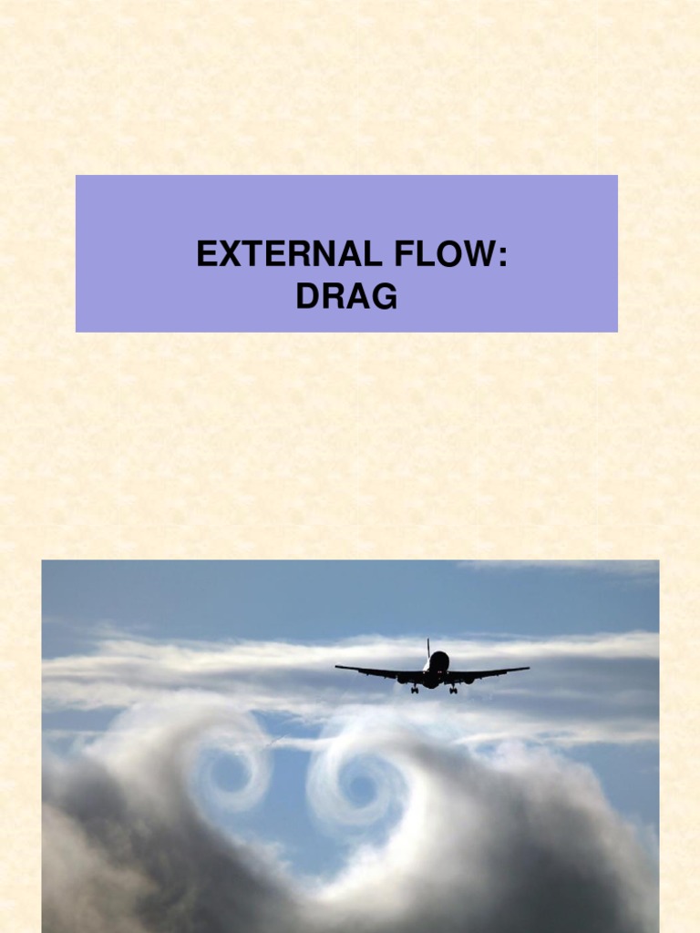 Fluid Mechanics (ECH3113) - Chapter 4 EXTERNAL FLOW | PDF | Drag ...