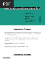 Hungarian Method for Assignment Problem | PDF
