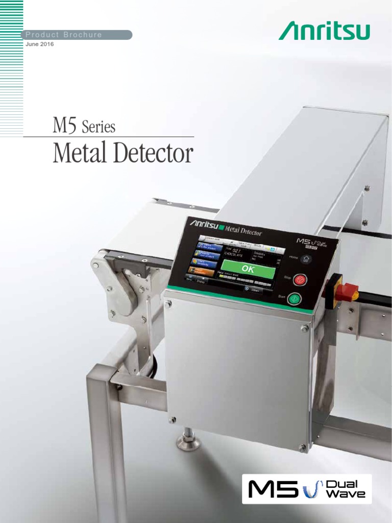 Anritsu M5 Metal Detector Brochure | PDF | Power Supply | Detector (Radio)