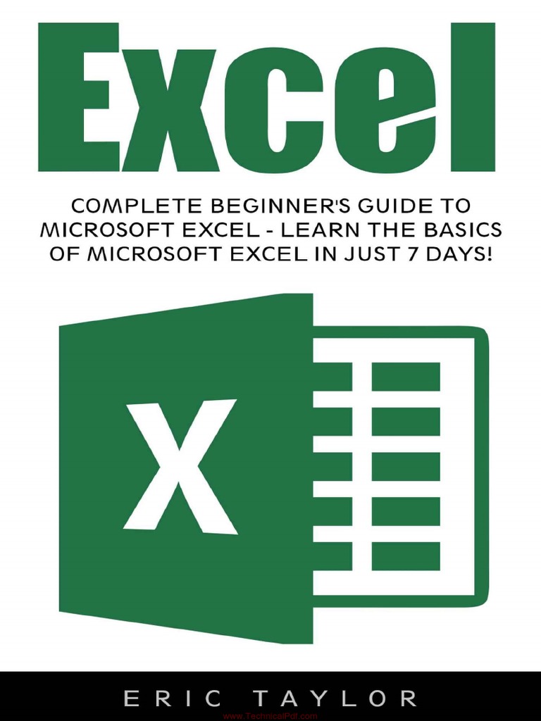 Excel Complete Beginners Guide To Microsoft Excel, Learn The Basics of ...