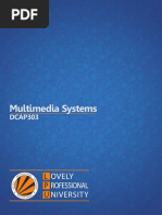 MULTIMEDIA TECHNOLOGY - OBE Syllabus | PDF