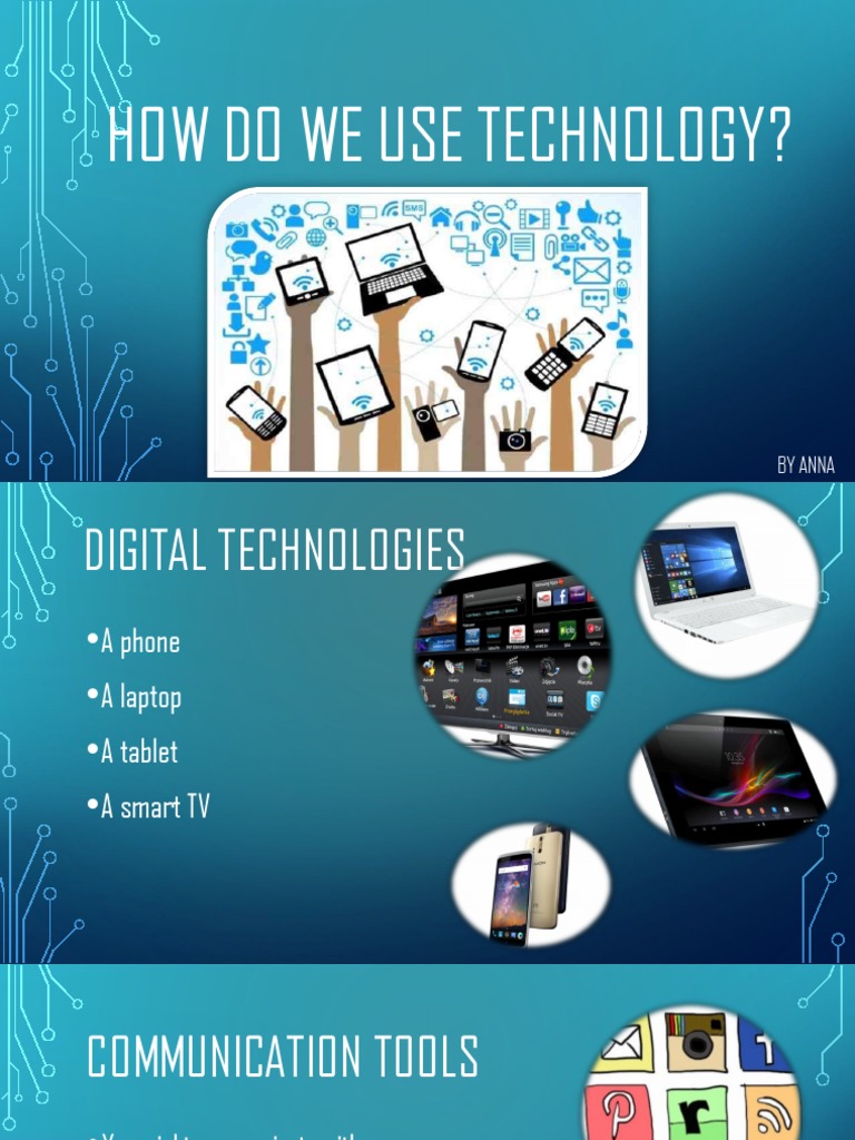 How Do We Use Technology | PDF