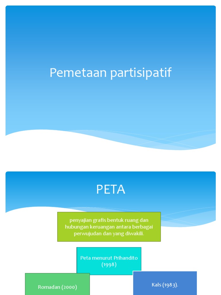 Pemetaan Partisipatif untuk Masyarakat | PDF