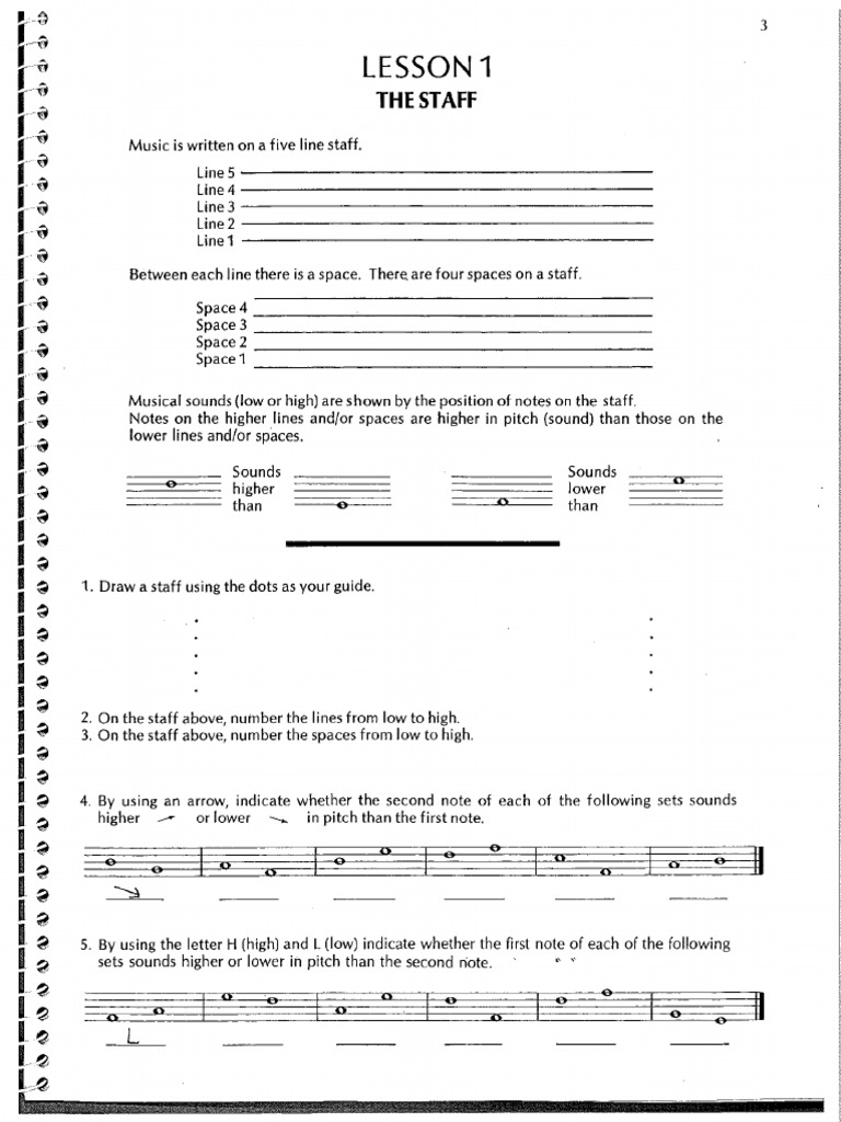 Music Theory Workbook | PDF