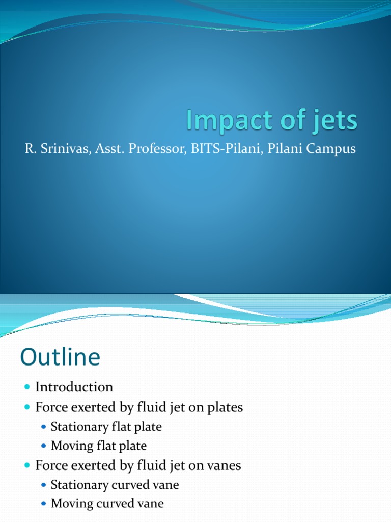 Impact of Jets On Vanes | PDF | Jet Engine | Rotation Around A Fixed Axis