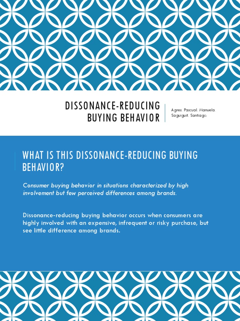 Understanding Dissonance-Reducing Buying Behavior | PDF