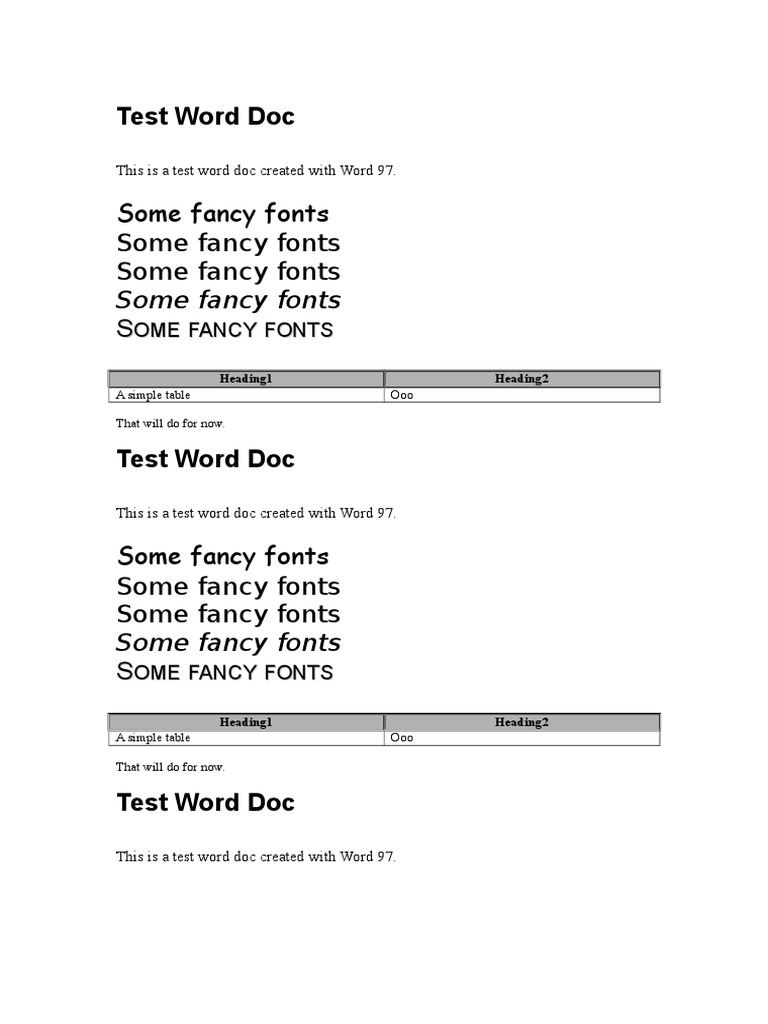 Test Docs | PDF | Digital Typography | Text