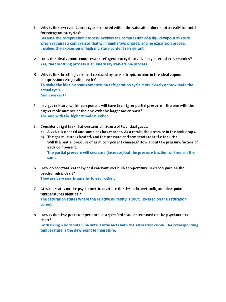 Concept Question Thermo | PDF