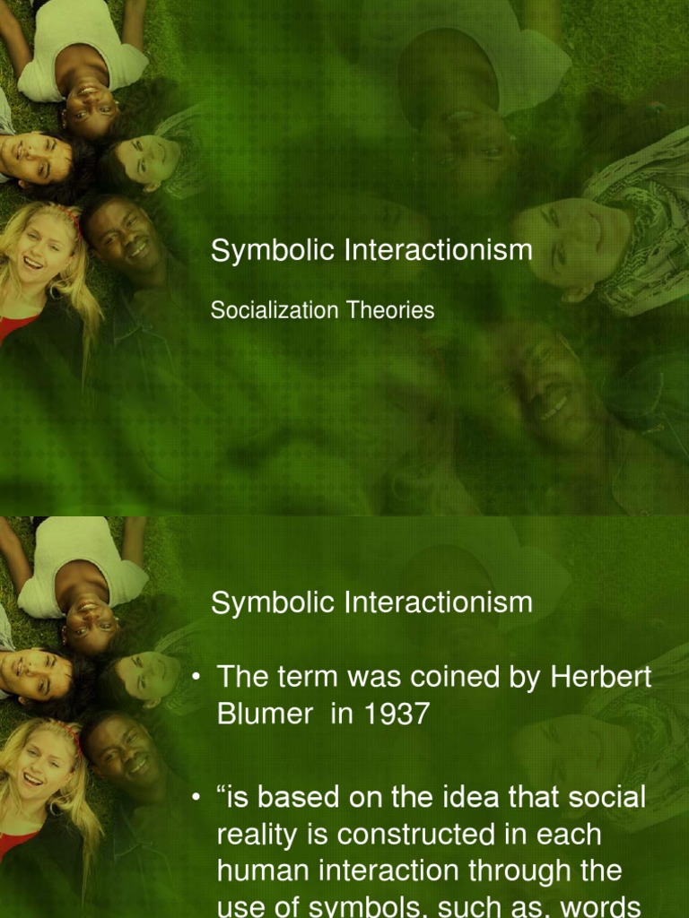 Symbolic Interactionism | PDF | Philosophical Theories | Semiotics