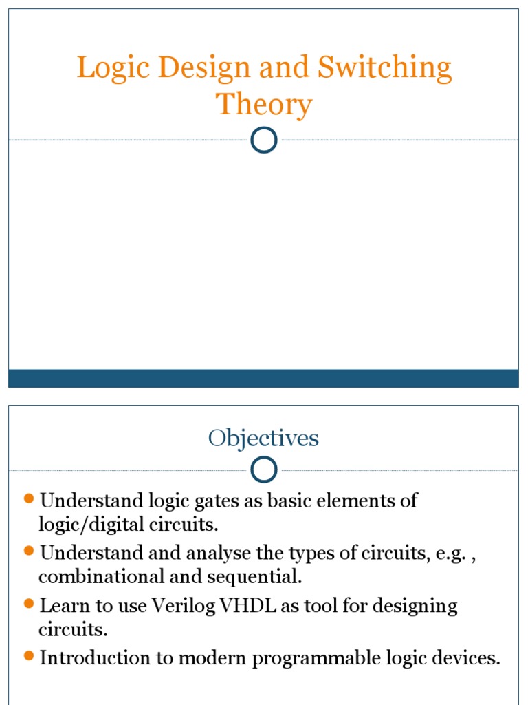 Logic Design and Switching Theory | PDF | Electronic Circuits | Digital ...