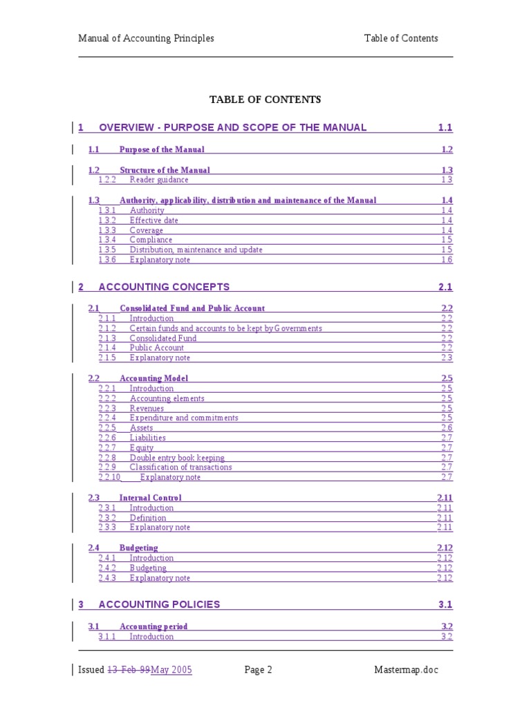 Manual of Accounting Principles New | PDF | Expense | Accounting