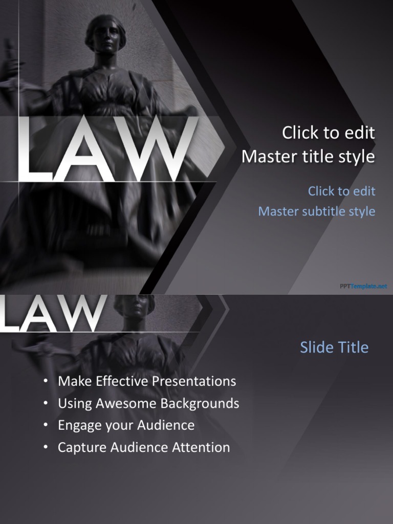 02 Legal Law PPT Template | PDF