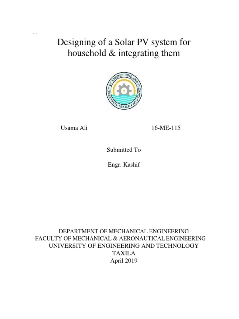 Lab Report PDF | PDF | Solar Panel | Photovoltaic System