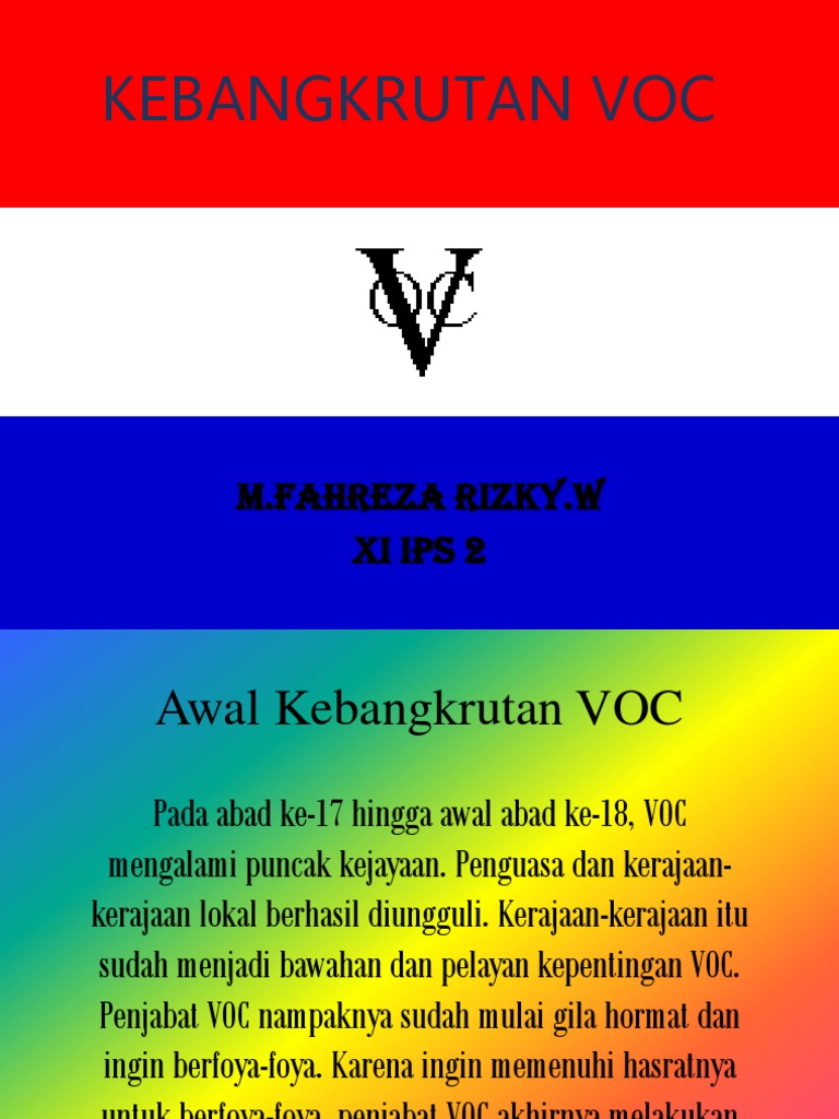 Kebangkrutan Voc | PDF
