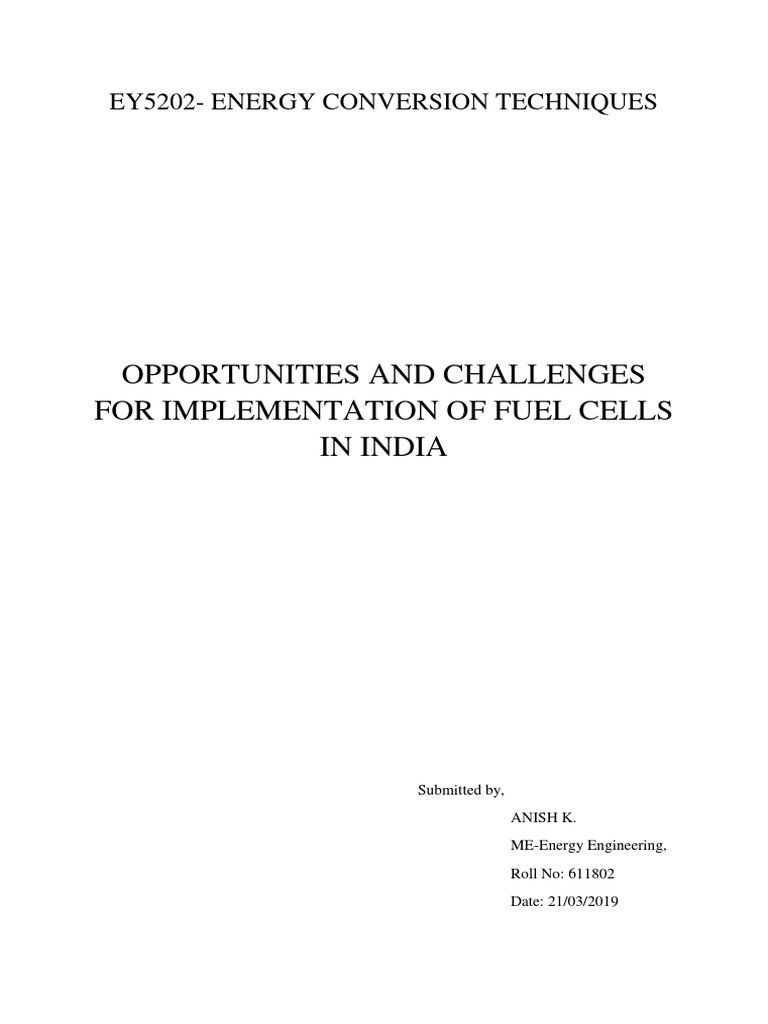 ABSTRACT - Fuel Cell | PDF | Fuel Cell | Electrochemistry