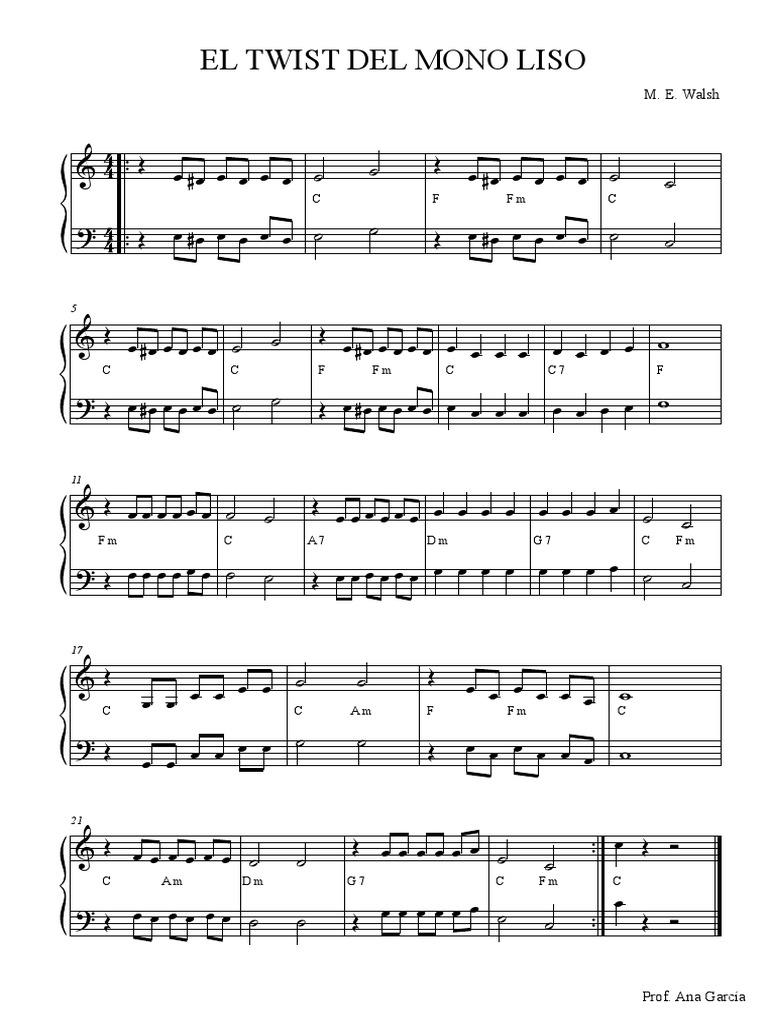 El Twist Del Mono Liso | PDF