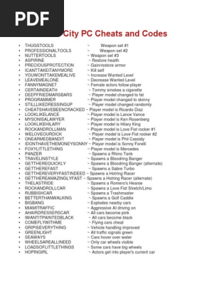 Gta 5 Vice City Cheats