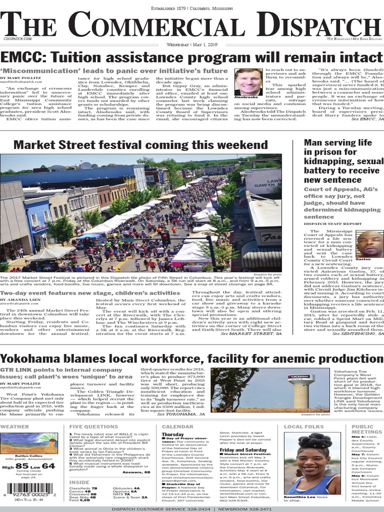 Commercial Dispatch Eedition 5-1-19 | PDF | United States Postal ...