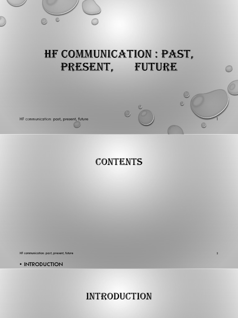 High Frequency Communication | PDF | High Frequency | Radio Propagation