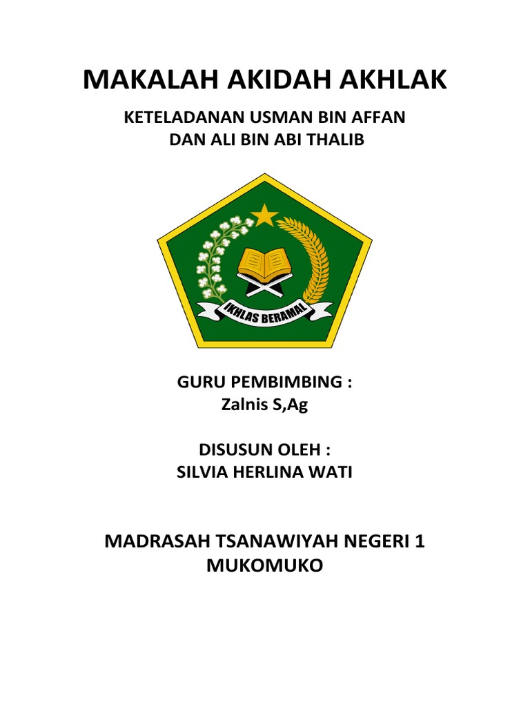Makalah Akidah Akhlak | PDF