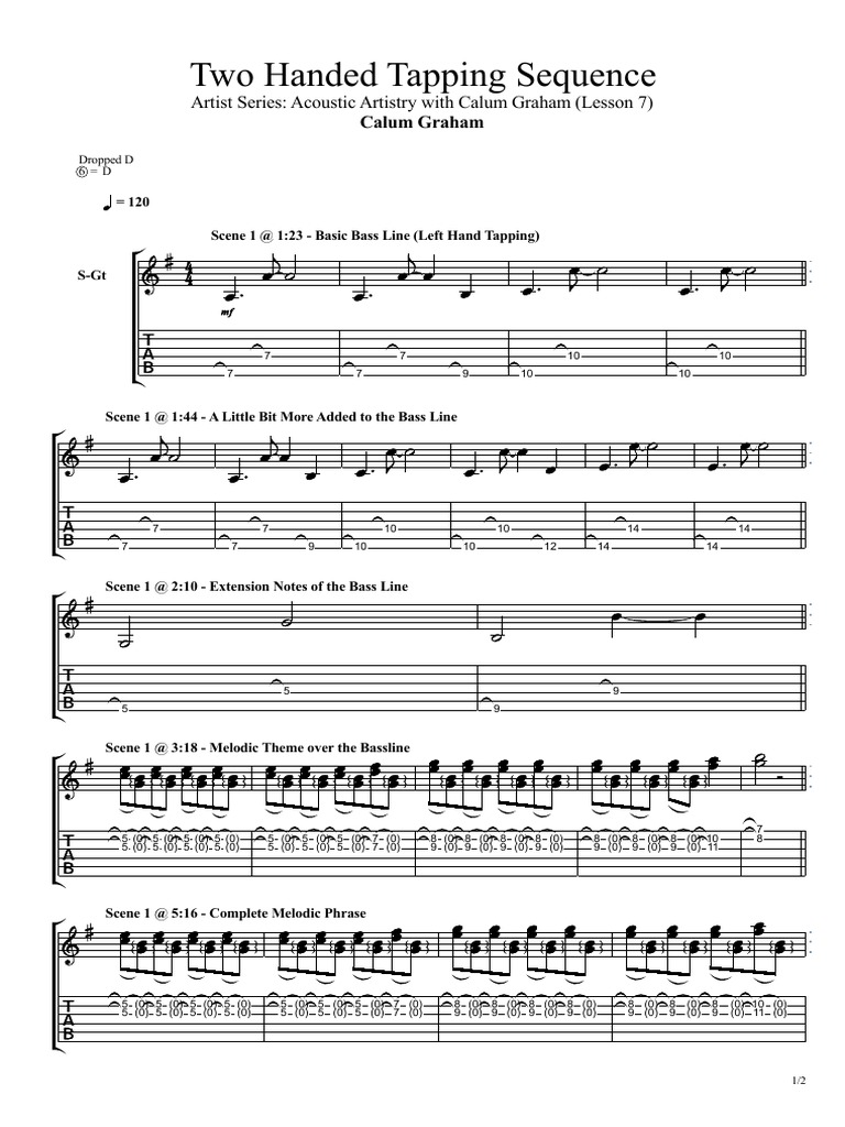 Two Handed Tapping Sequence: Artist Series: Acoustic Artistry With ...