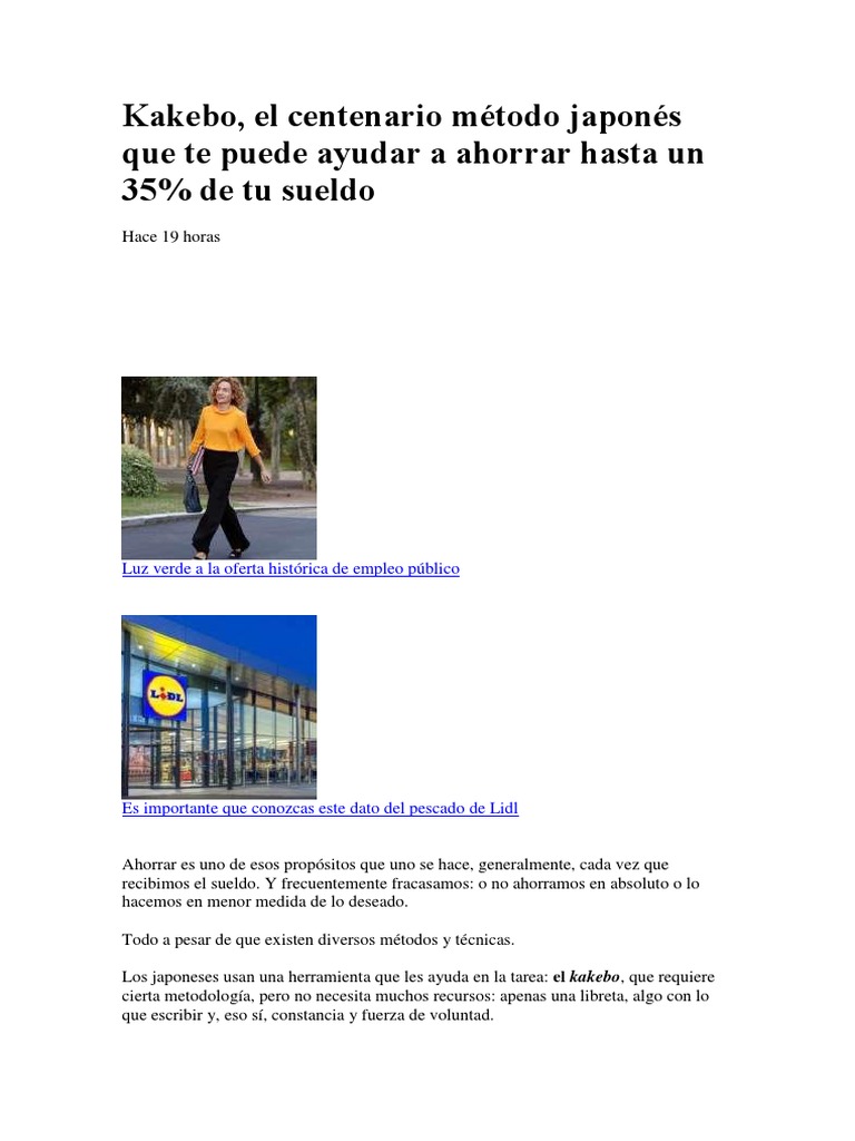 Kakebo | PDF | Japón | Ahorro