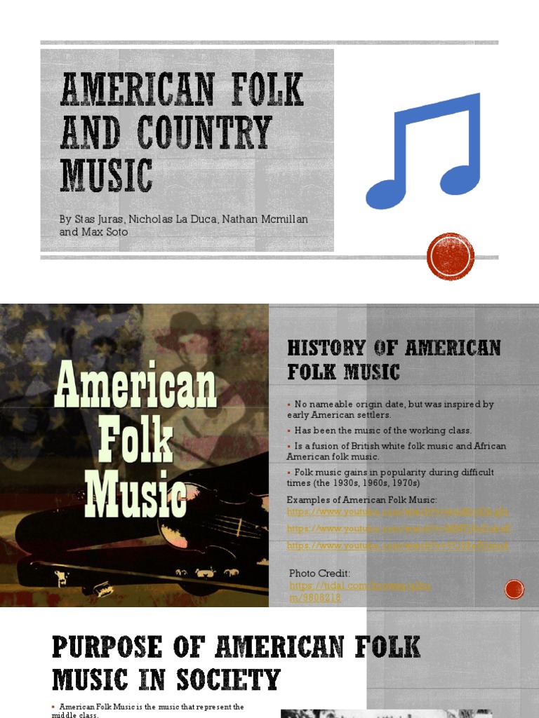 American Folk and Country Music | PDF | Country Music | American Folk Music