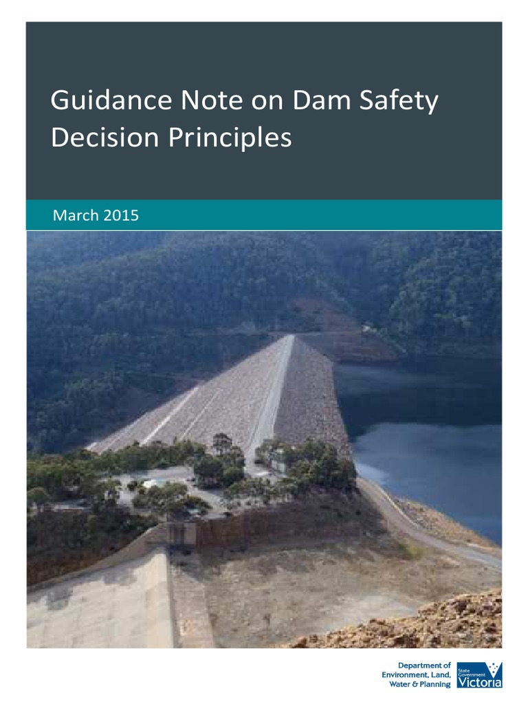 Guidance Note On Dam Safety Decision Principles: March 2015 | Download ...
