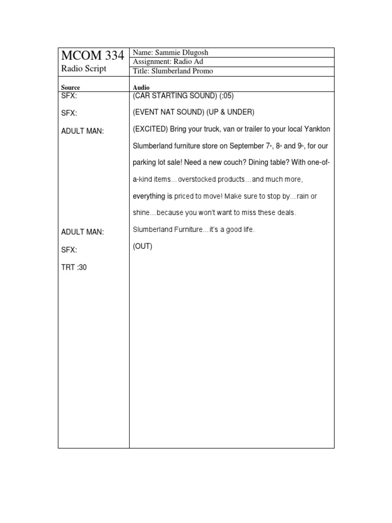 Commercial Script | PDF