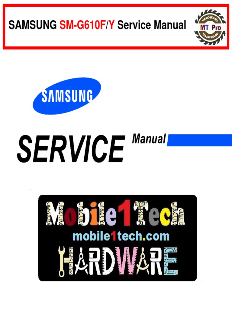 Samsung SM-G610F Service Manual | PDF | Subscriber Identity Module ...