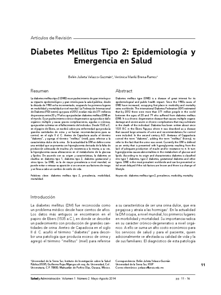 A2 Diabetes Mellitus | PDF | Obesidad | Resistencia a la insulina