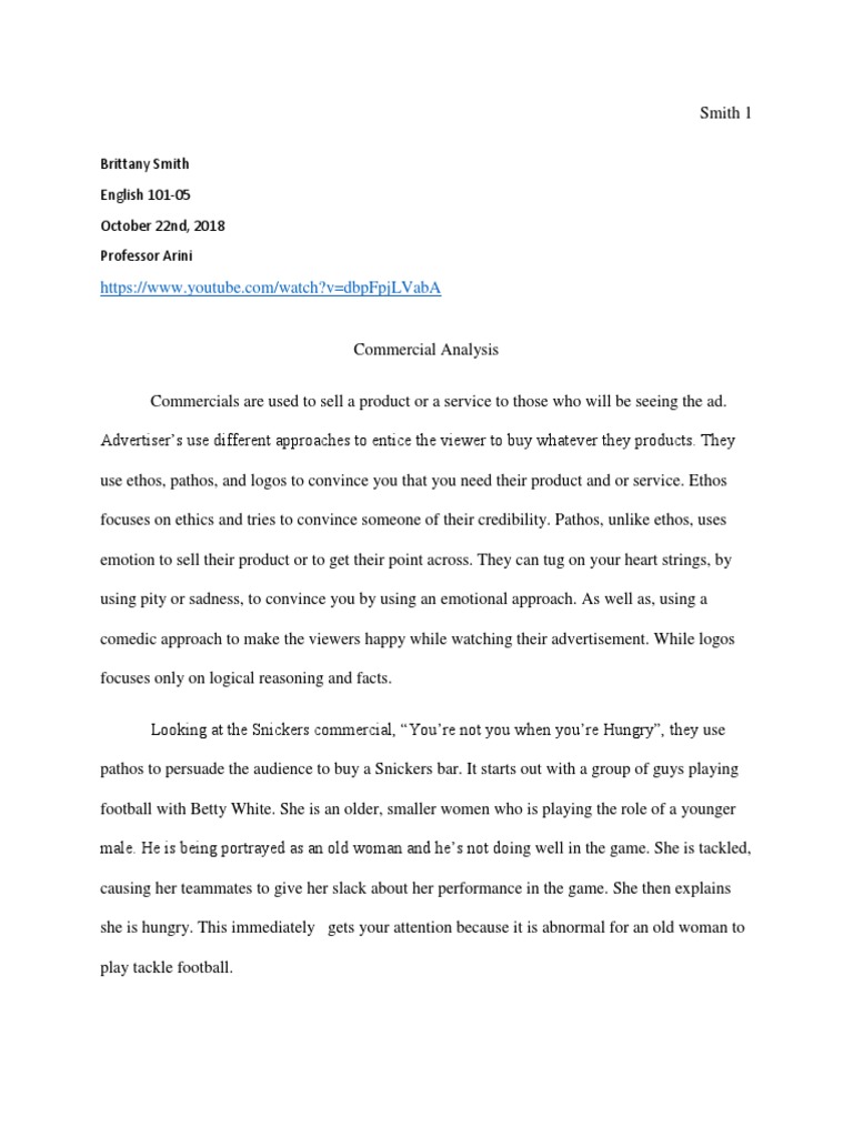 Commercial Final Draft | PDF | Advertising