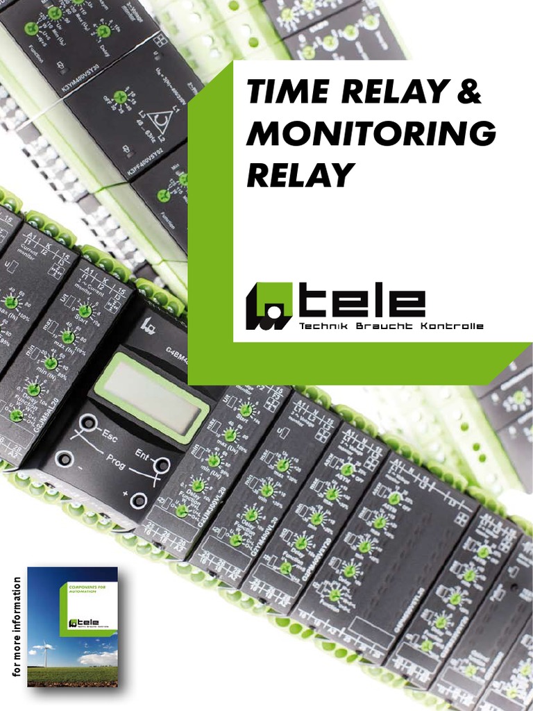 Time Relay and Monitoring Functions Guide | PDF | Relay | Electrical ...