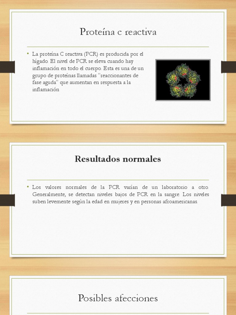 Proteína C Reactiva | PDF