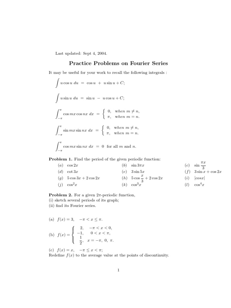 FS Problems | PDF