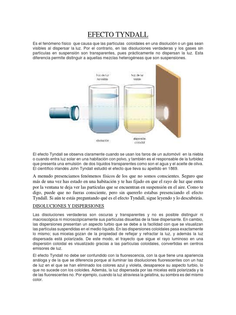 TYNDALL | PDF | Física Aplicada e Interdisciplinaria | Ciencias fisicas