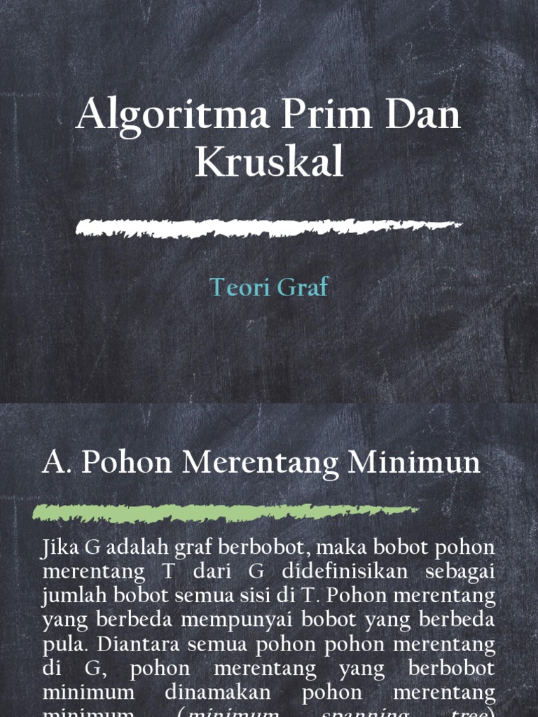 Algoritma Prim Dan Kruskal