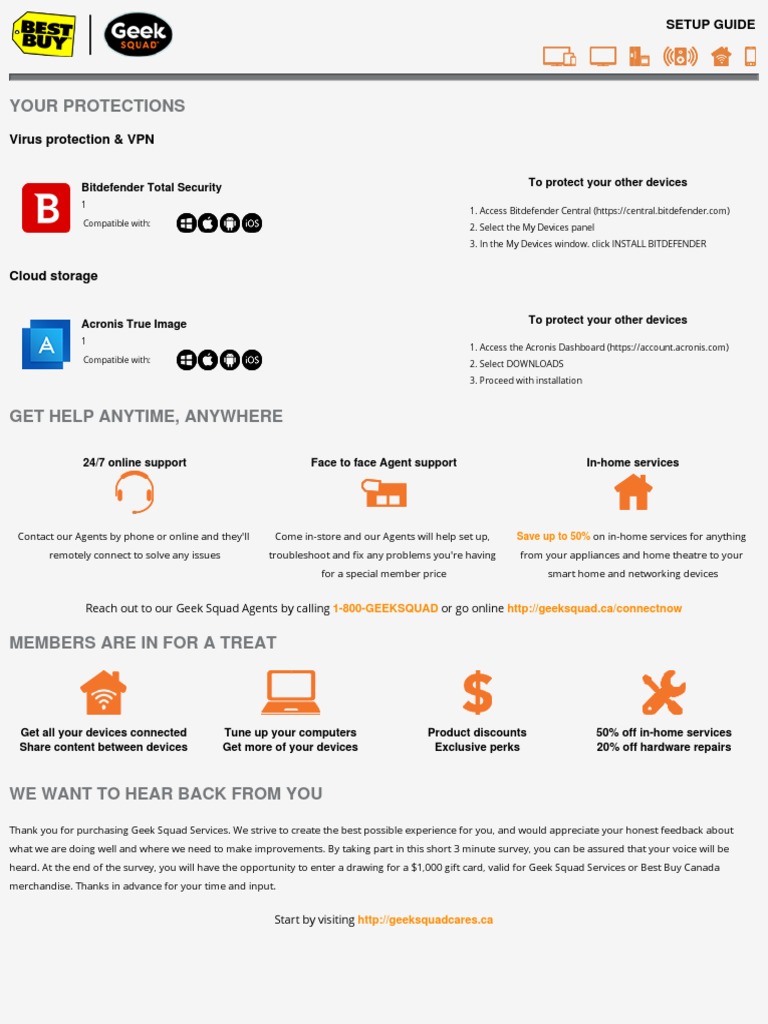 Geek Squad Setup Guide PDF | PDF | Digital Technology | Computing