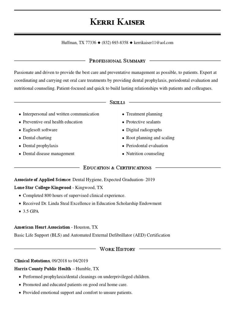 Kerri Kaiser Resume | PDF