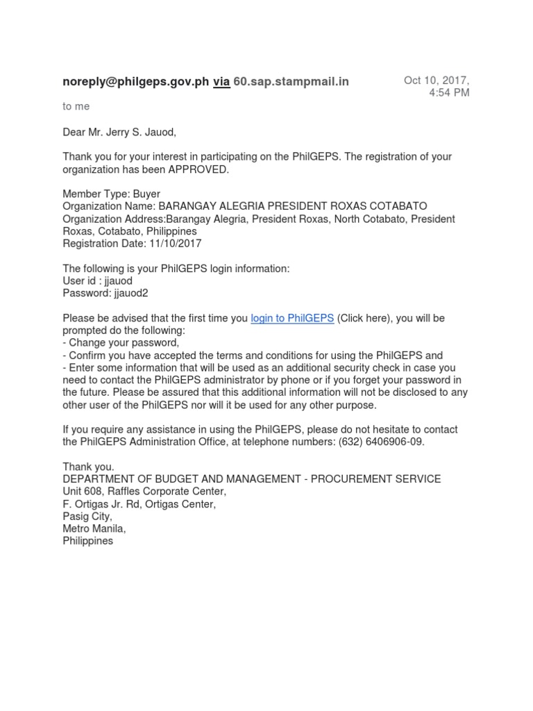 Alegria Pgeps Account | PDF