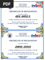 Certificate For Runners Up in Pageant | PDF | Home & Garden